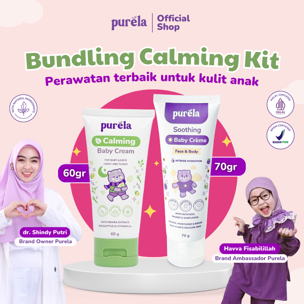 Jual Purela Calming Kit (Soothing Baby Creme dan Calming Baby Cream ...
