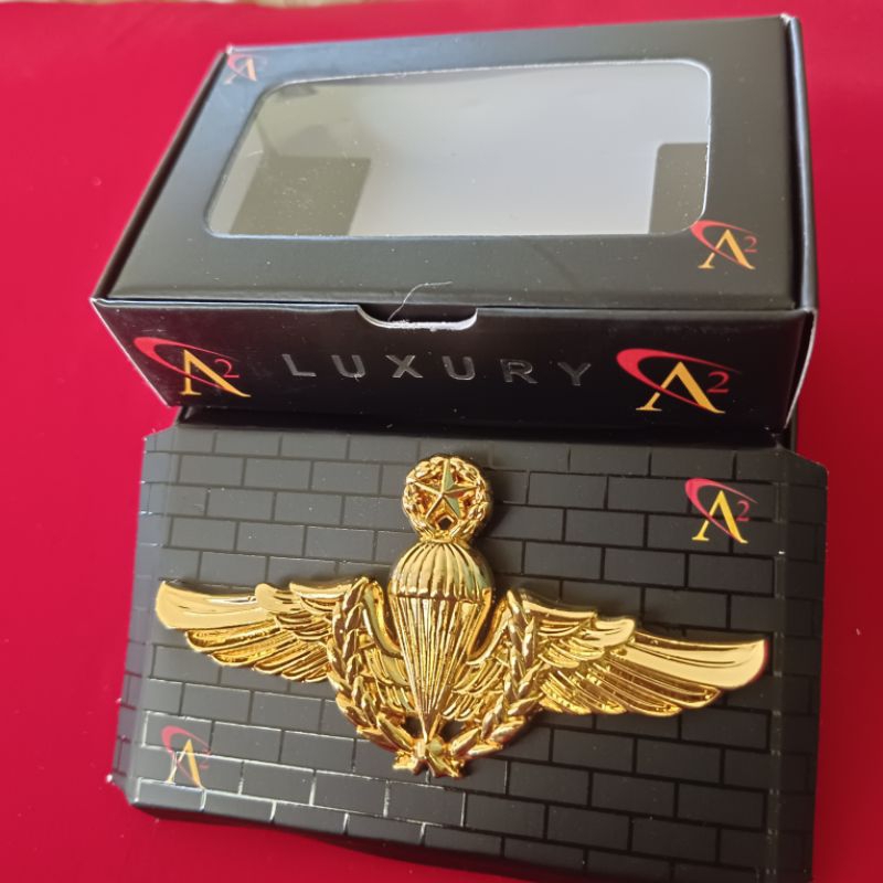 Jual super exclusive brevet wing pin pdh jump master | Shopee Indonesia