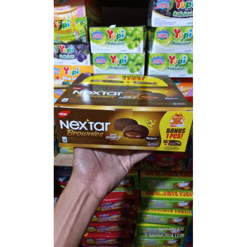 Jual Nextar Brownies 1box Isi 10 @34g | Shopee Indonesia