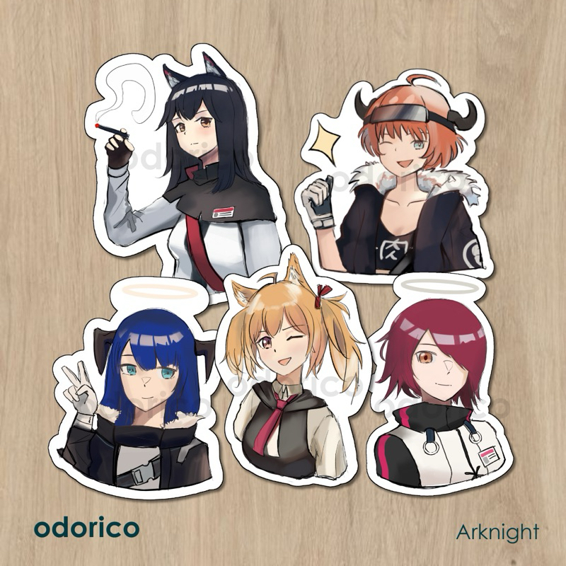 Jual Stiker Anime Arknights / Sticker Game Arknigth Texas Croissant ...