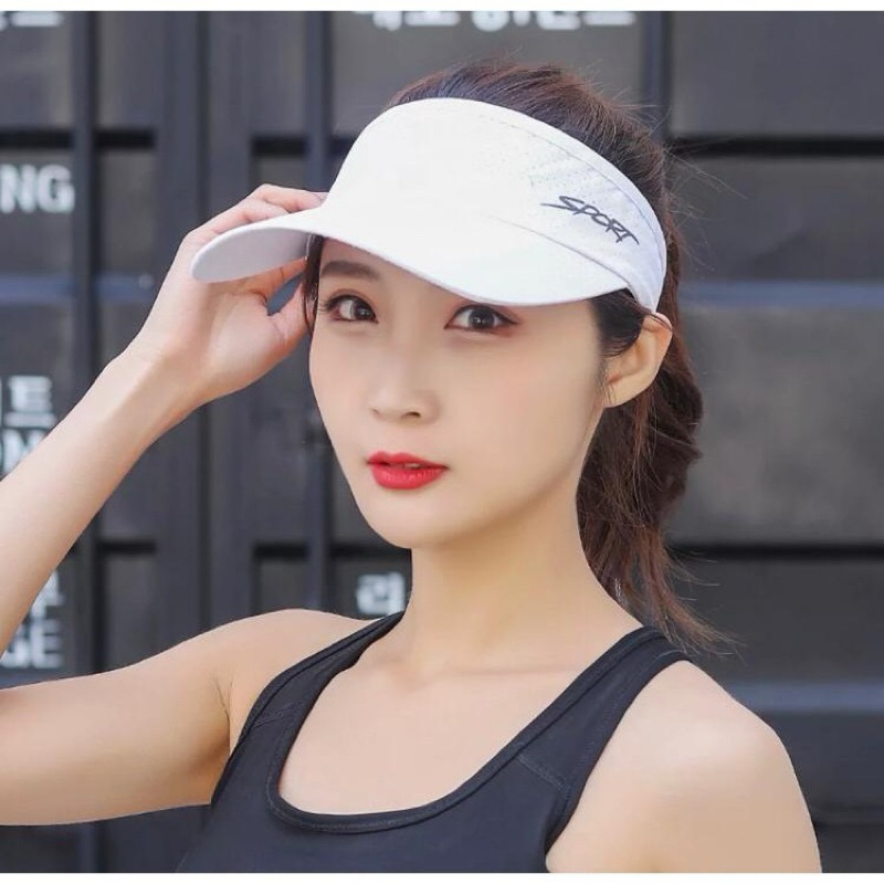 Jual Topi Olahraga Outdoor Lari Golf Topi Atas Bolong Unisex SPORT ...