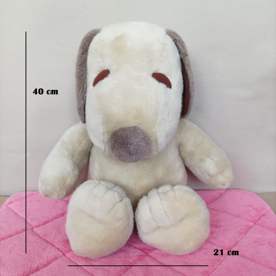 Jual Boneka Vintage Snoopy Peanuts Original Warna Cream Made in Korea | Shopee Indonesia