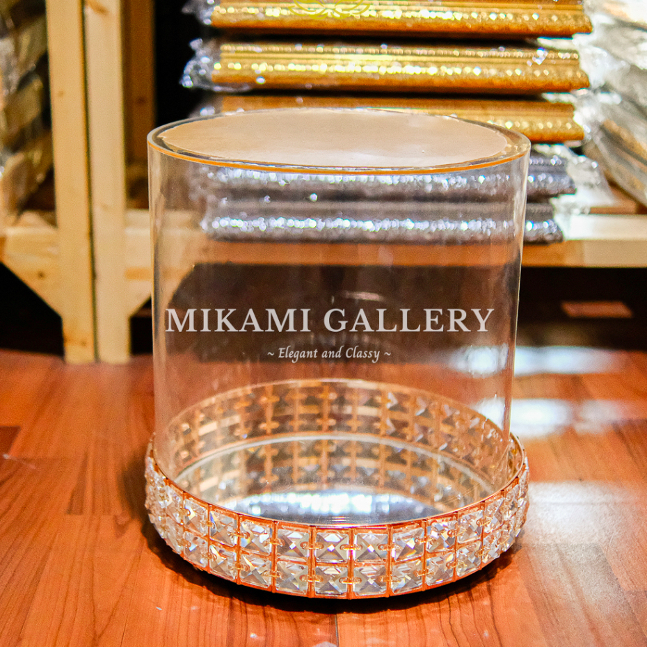 Jual Akrilik Tray Crystal Bulat / Akrilik Bulat / Akrilik Tabung D 30cm ...