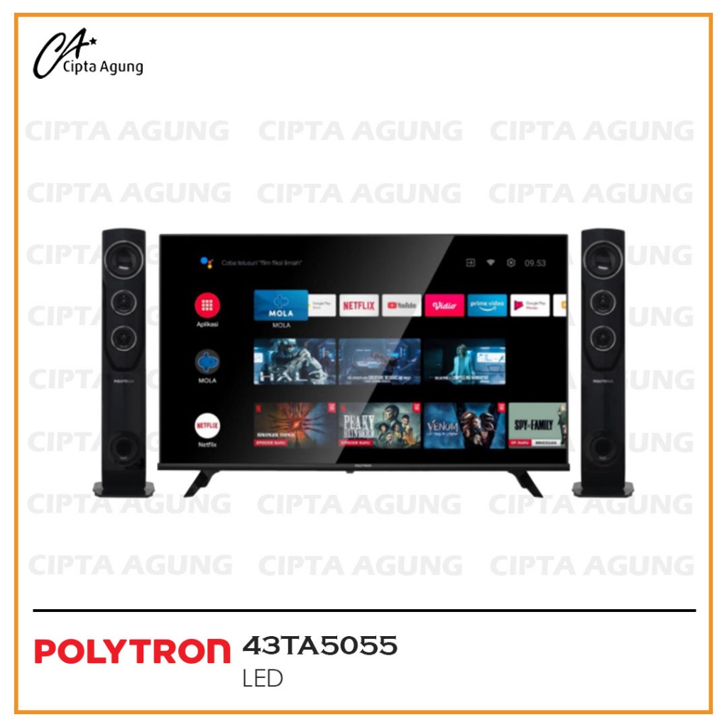 Jual POLYTRON LED 43 INCH SMART TV PLD-43TA5055 | Shopee Indonesia