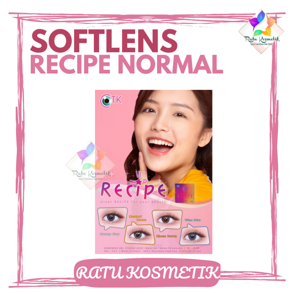 Jual RATU Softlens Recipe Normal | Soflens Recipe By Ctk Big Eyes Dia ...