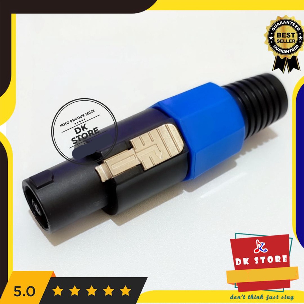 Jual Jack Speakon 4-Pole 4Pin NL4FC Connector Ohm Plug Speaker Audio ...