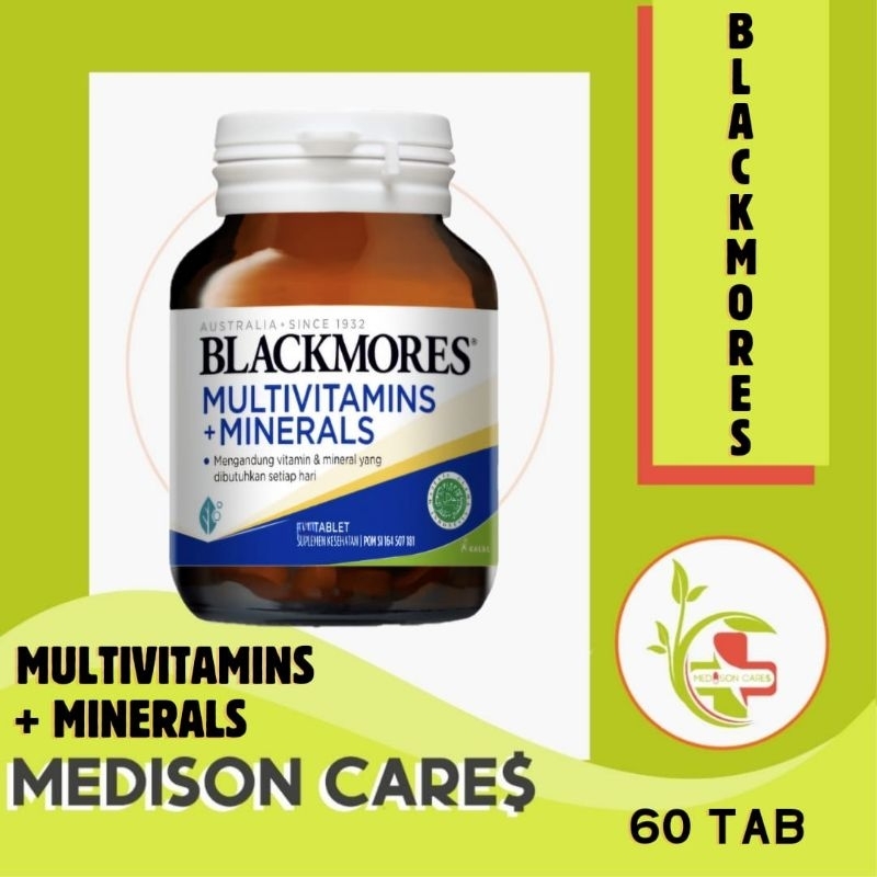 Jual blackmores multivitamin + mineral | btl isi 30 60 tab | Shopee ...