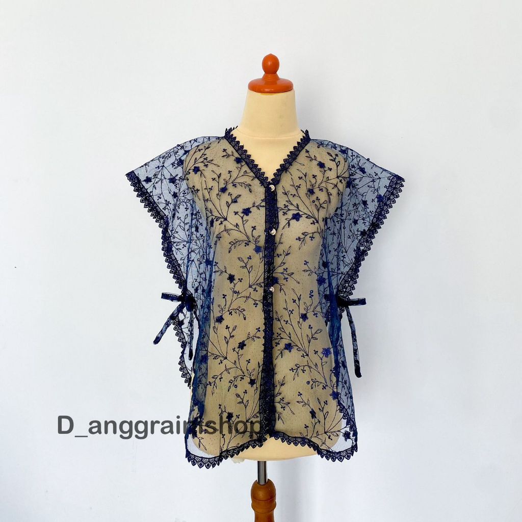 Jual Vest brukat tile Rompi brukat Outer brokat Cardigan brokat Kebaya ...