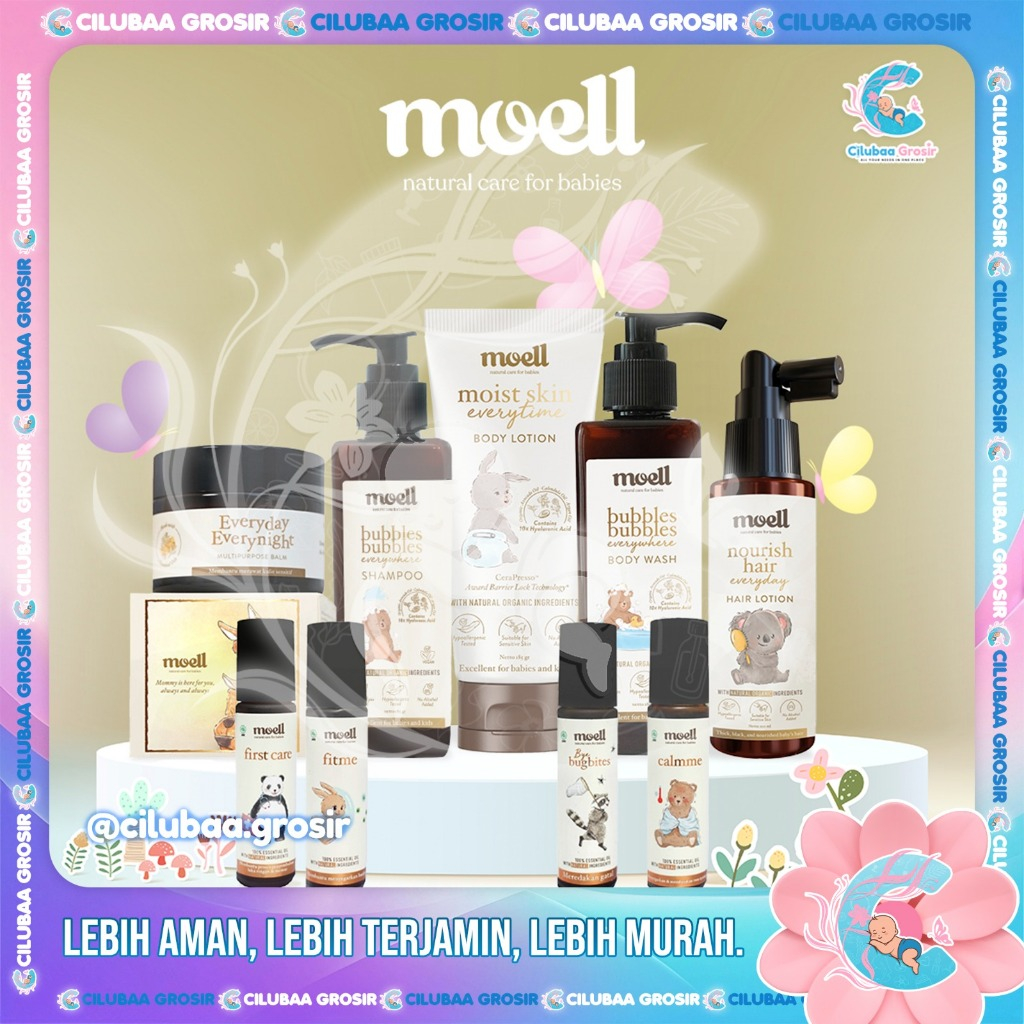 Jual MOELL Bubbles Bubbles Everywhere Shampoo || Body Wash || Moist ...