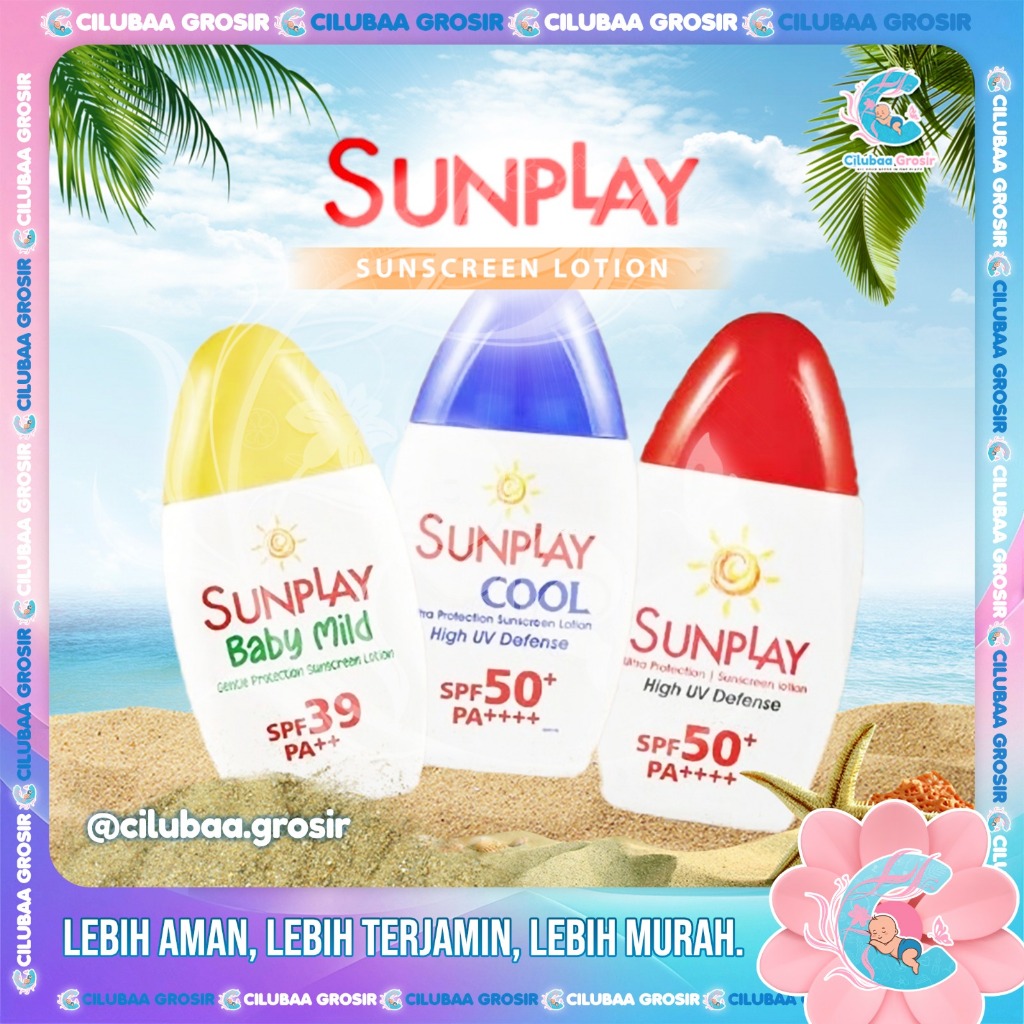 Jual SUNPLAY Ultra Protection Sunscreen || Rohto Sunplay High UV ...