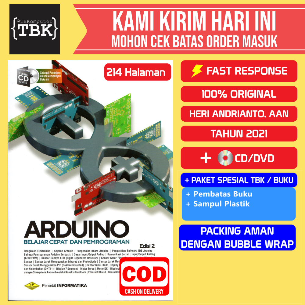 Jual BUKU ARDUINO BELAJAR CEPAT DAN PEMROGRAMAN REVISI 2 HERI ANDRIANTO ...
