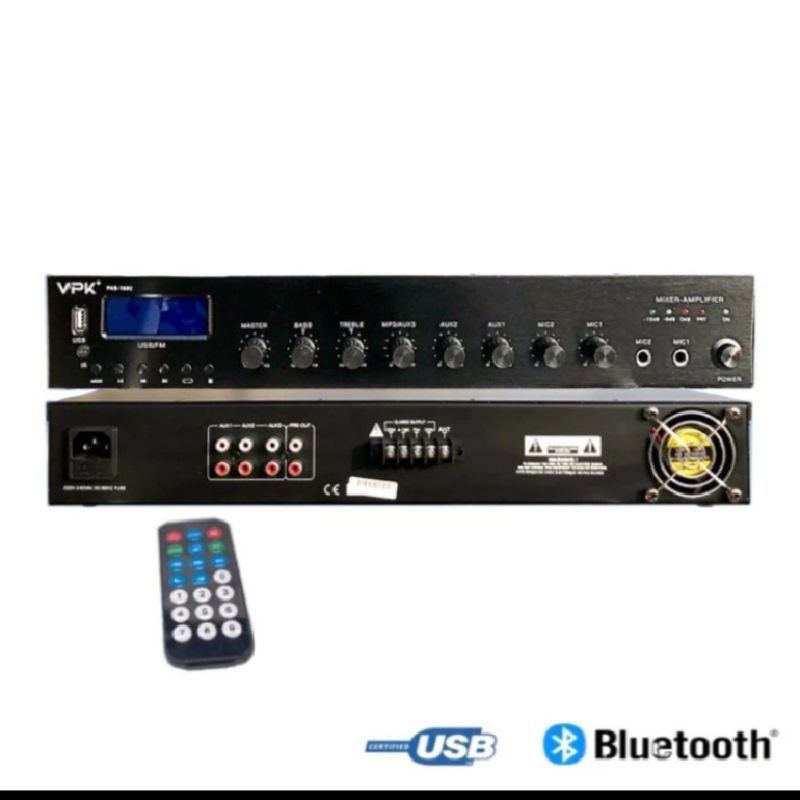 Jual Amplifier VPK PAS 150 U original 150 watt bluetooth usb PAS150U ...