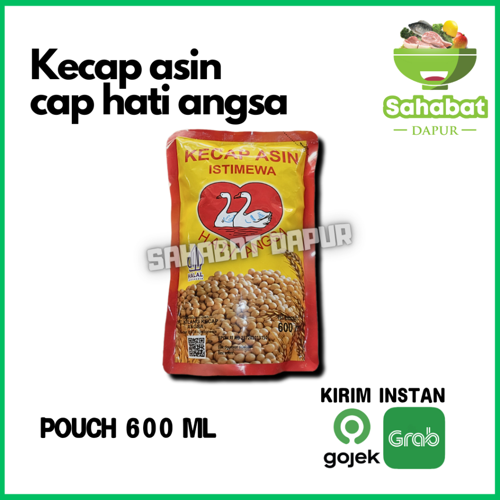 Jual Kecap Asin Cap Angsa Kemasan Pouch 600ml - Sahabatdapur | Shopee ...