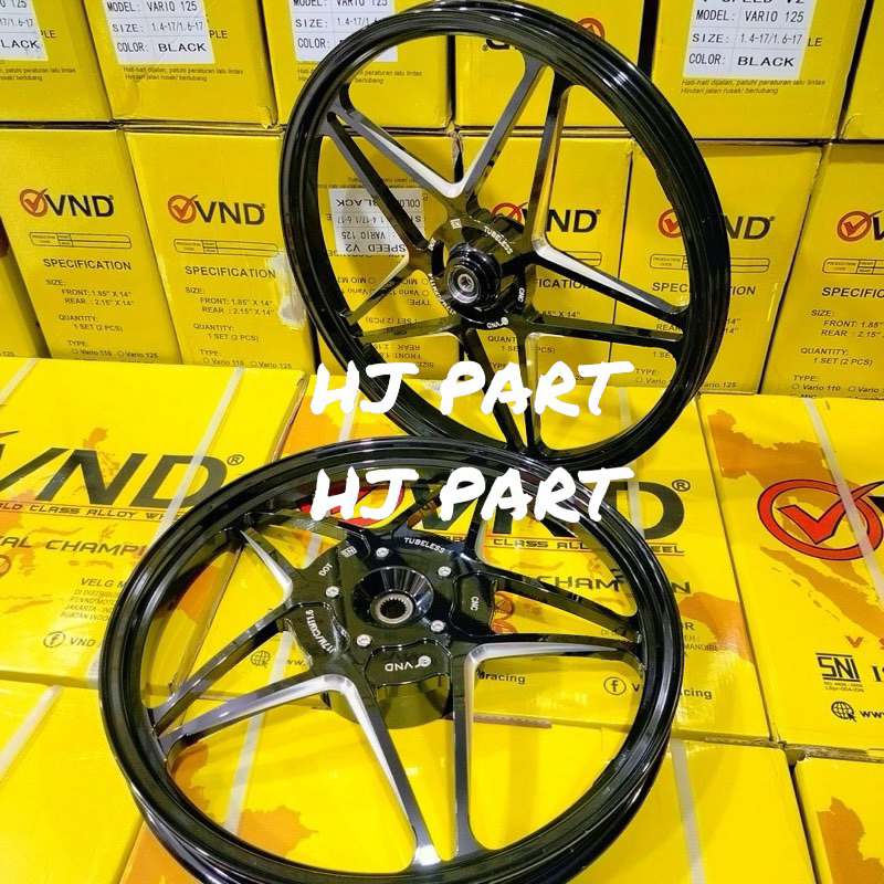 Jual Velg Racing VND V Speed V2 140x17 & 160x17 - Beat Scoopy Genio Vario Vario 125 Vario 150 ...