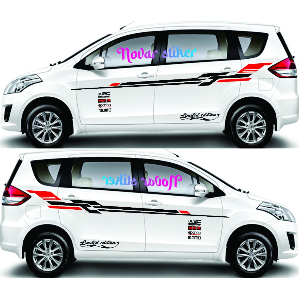 Jual Stiker Cutting Mobil All Nee Ertiga Striping List Limited Edition ...