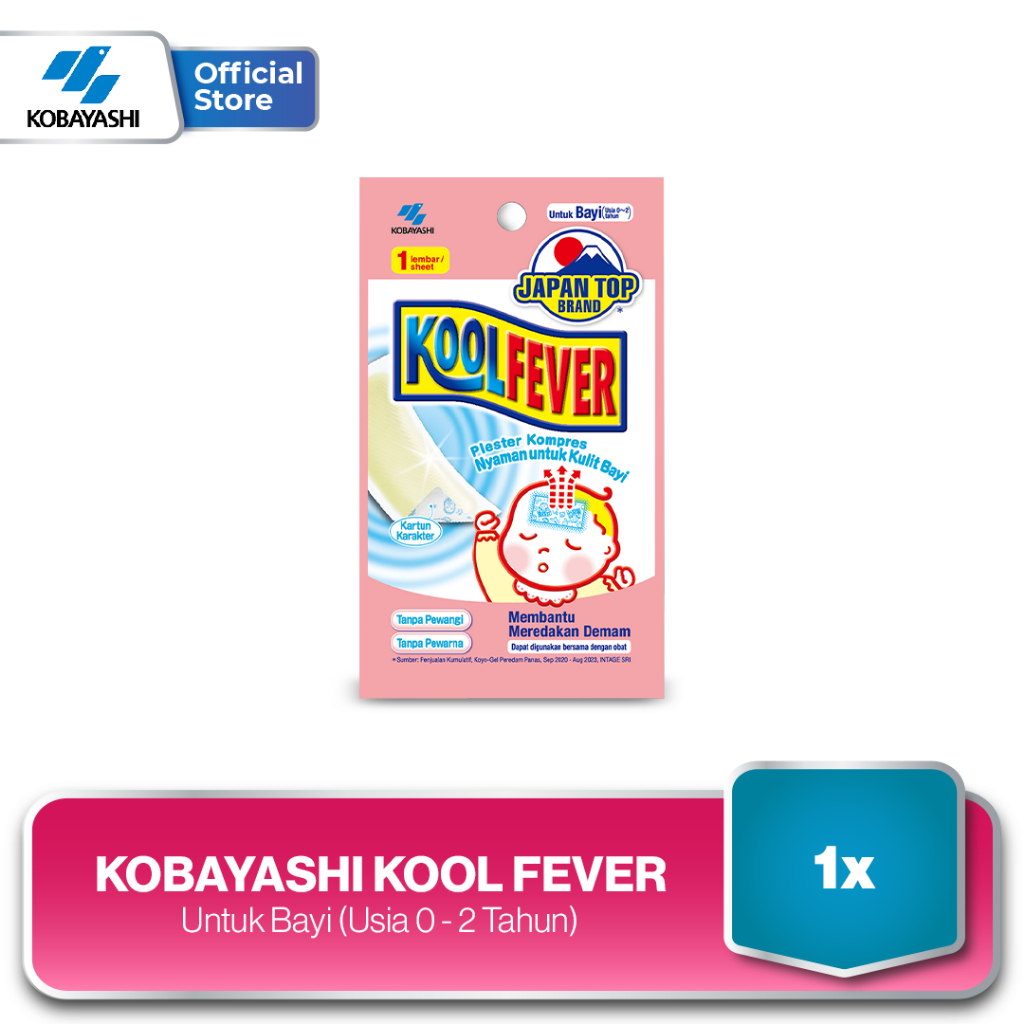 Jual Koolfever Baby [1 pcs] - Plester Kompres Demam Bayi Penurun Panas | Shopee Indonesia