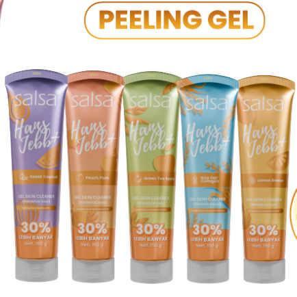 Jual SALSA Hans Jebb Peeling Gel + isi Lebih Banyak 30% - Perontok Daki ...