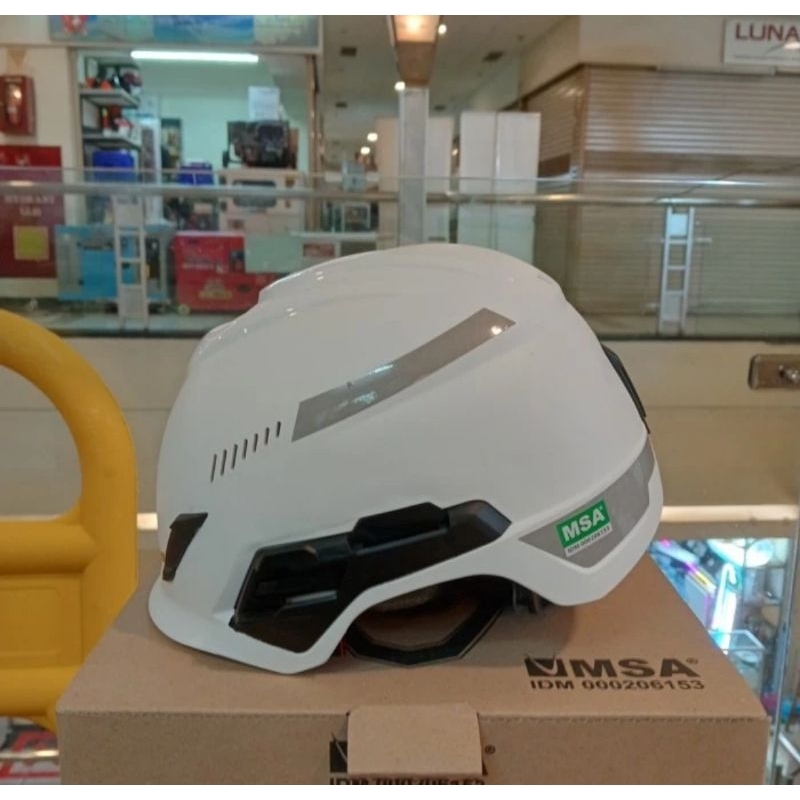 Jual Safety Helm MSA Climbing Warnah Putih / Helm MSA climbing / Helm ...