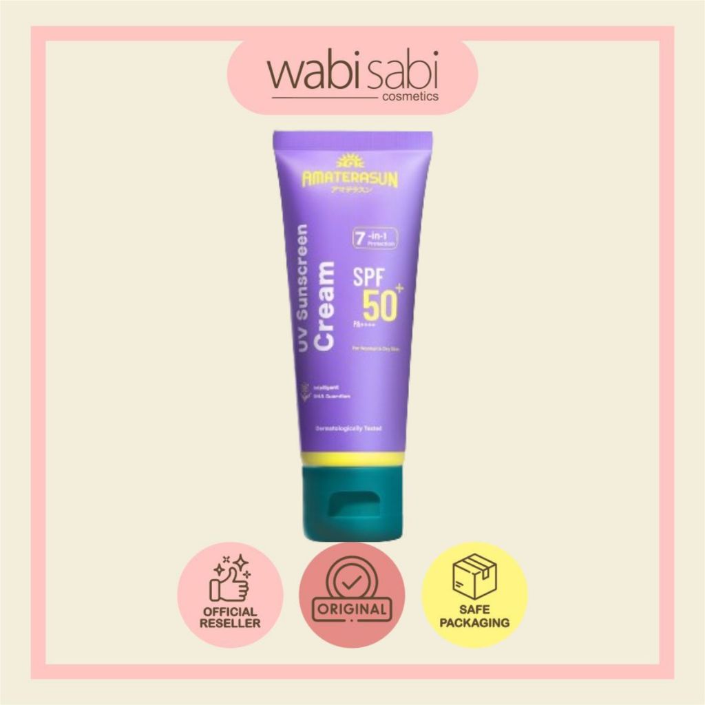 Jual AMATERASUN - UV Sunscreen Cream SPF 50+ PA++++ 50gr | Shopee Indonesia
