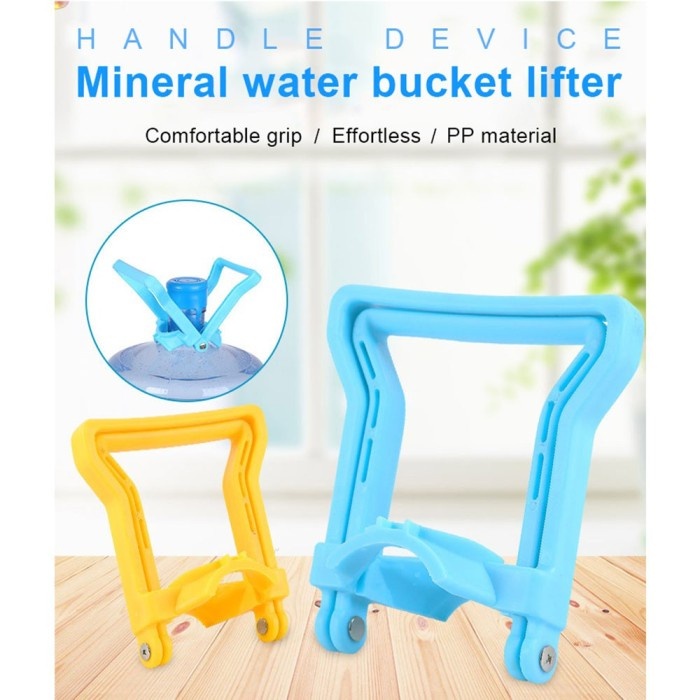 Jual (A98) alat angkat galon besar drat besi 2in1 double handle holder ...