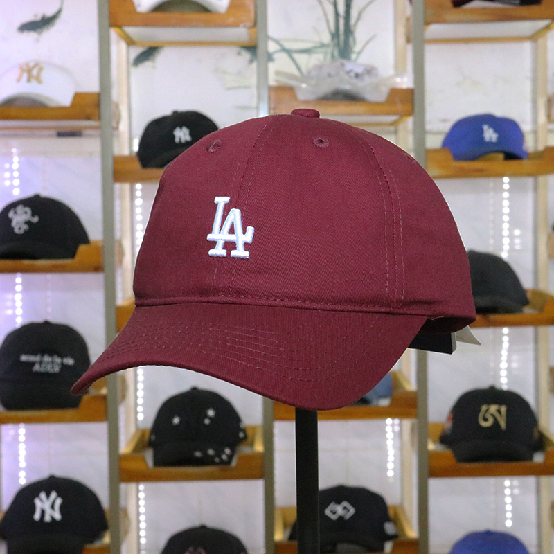Jual Topi MLB Korea Major League Baseball LA Los Angeles Dodgers Maroon ...