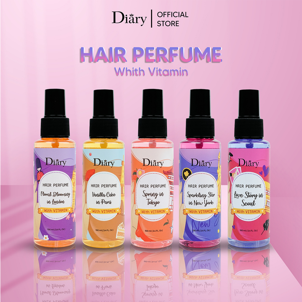 Jual Diary Hair Perfume Vitamin - All Variant - 100ml / Parfum Rambut ...