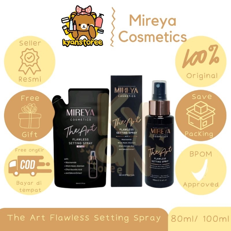 Jual MIREYA THE ART FLAWLESS SETTING SPRAY / REFILL MIREYA SETTING ...