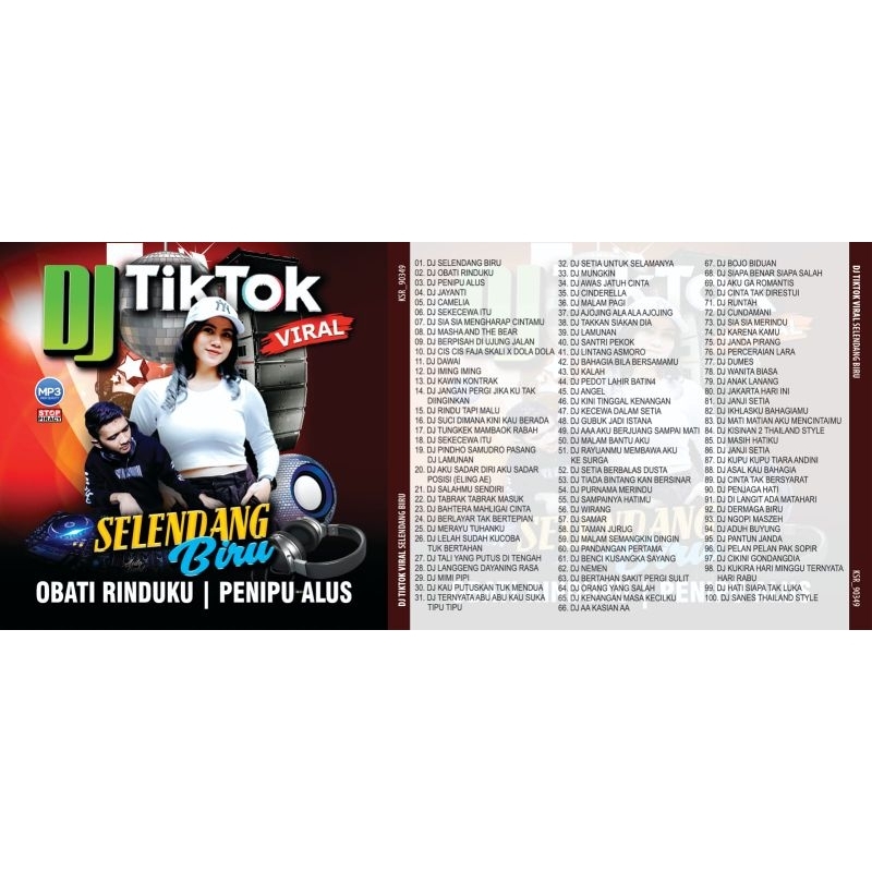 Jual KASET MP3 LAGU DJ TIKTOK VIRAL SELENDANG BIRU | Shopee Indonesia