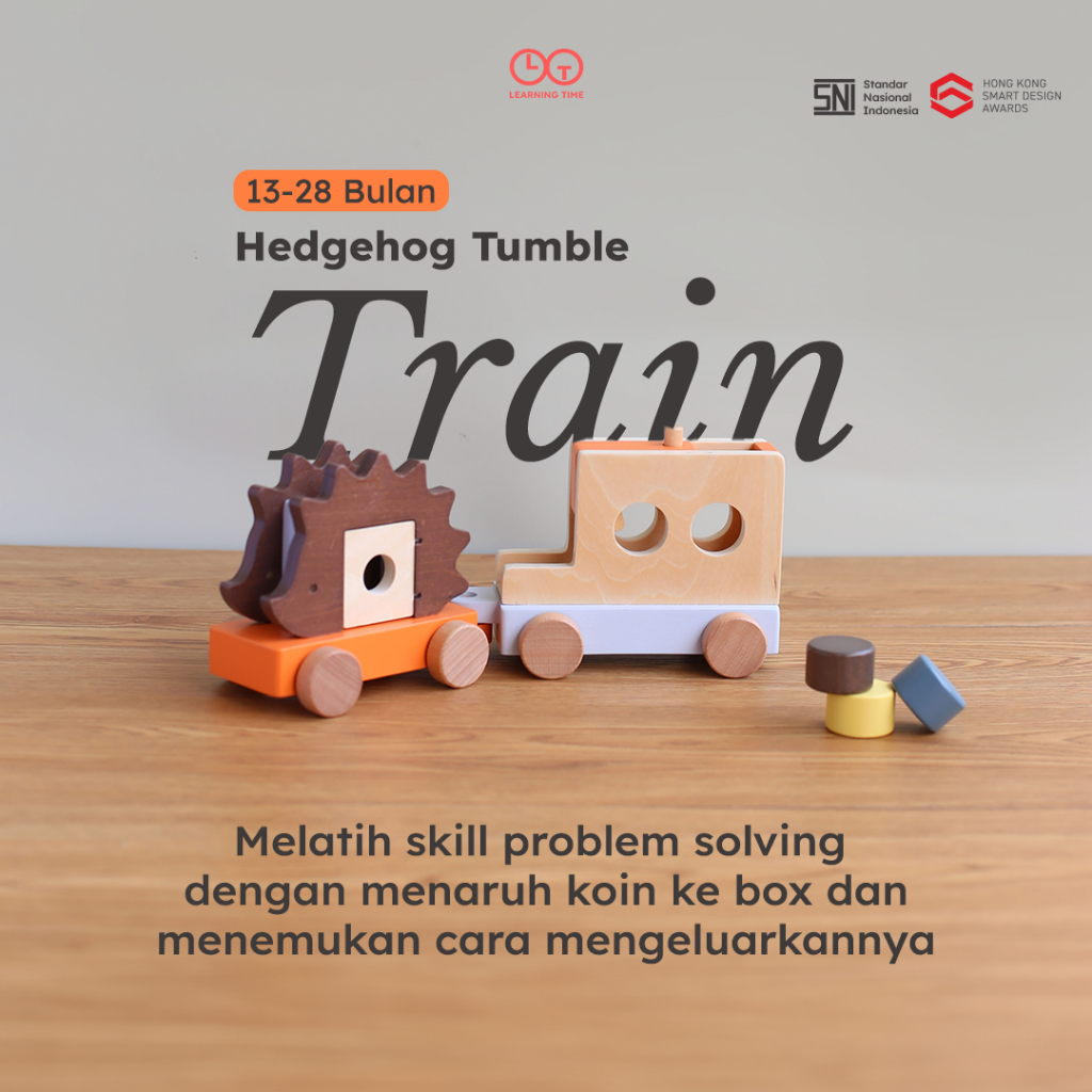 Jual Learning Time - Hedgehog Tumble Train/Mainan Motorik Halus/Mainan ...