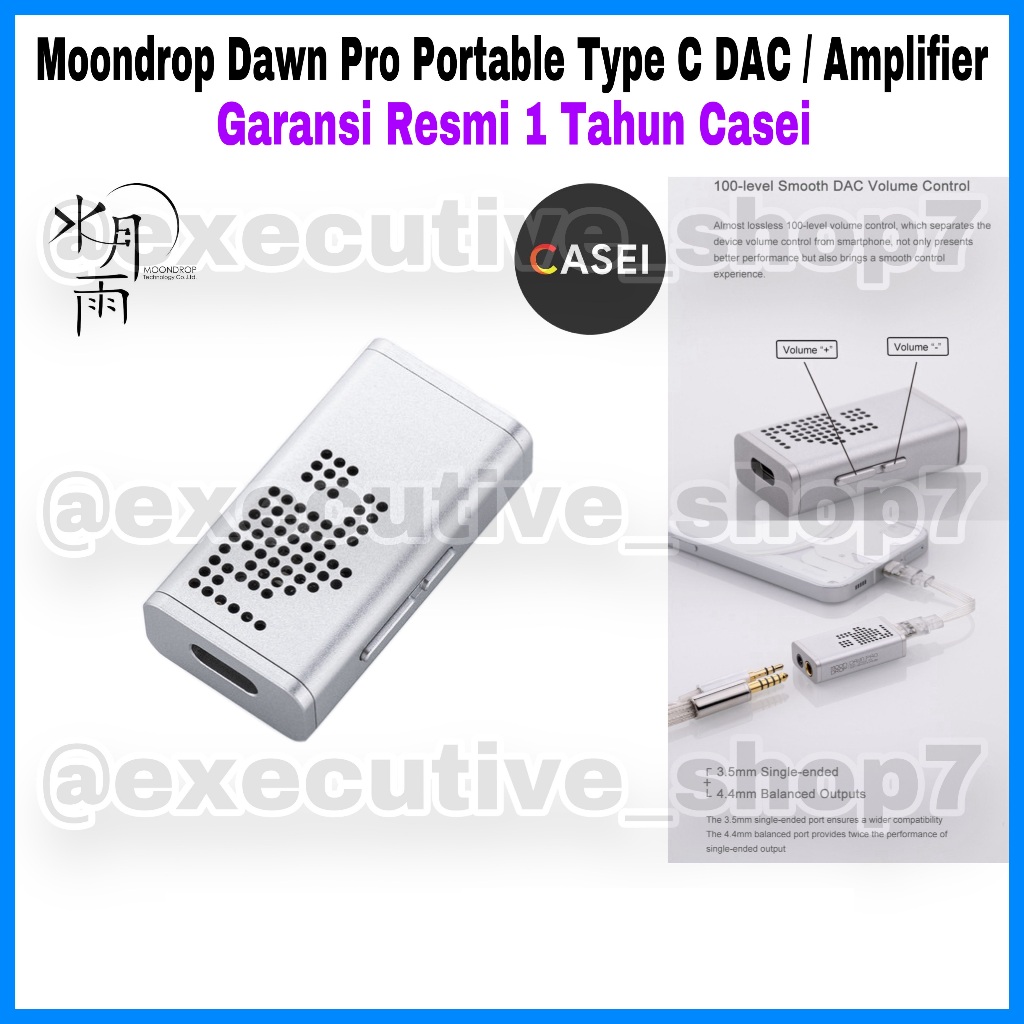 Jual Moondrop Dawn Pro Portable Type C DAC / Amplifier - Garansi Resmi ...