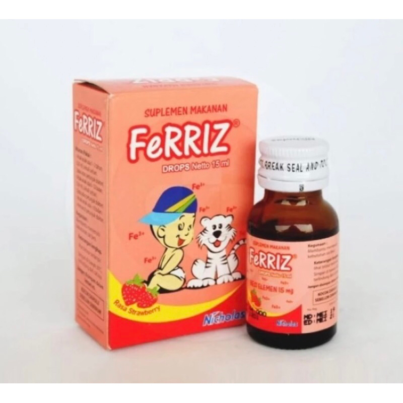 Jual Ferriz Drop Zat Besi Bayi dan Anak 15 ml | Shopee Indonesia