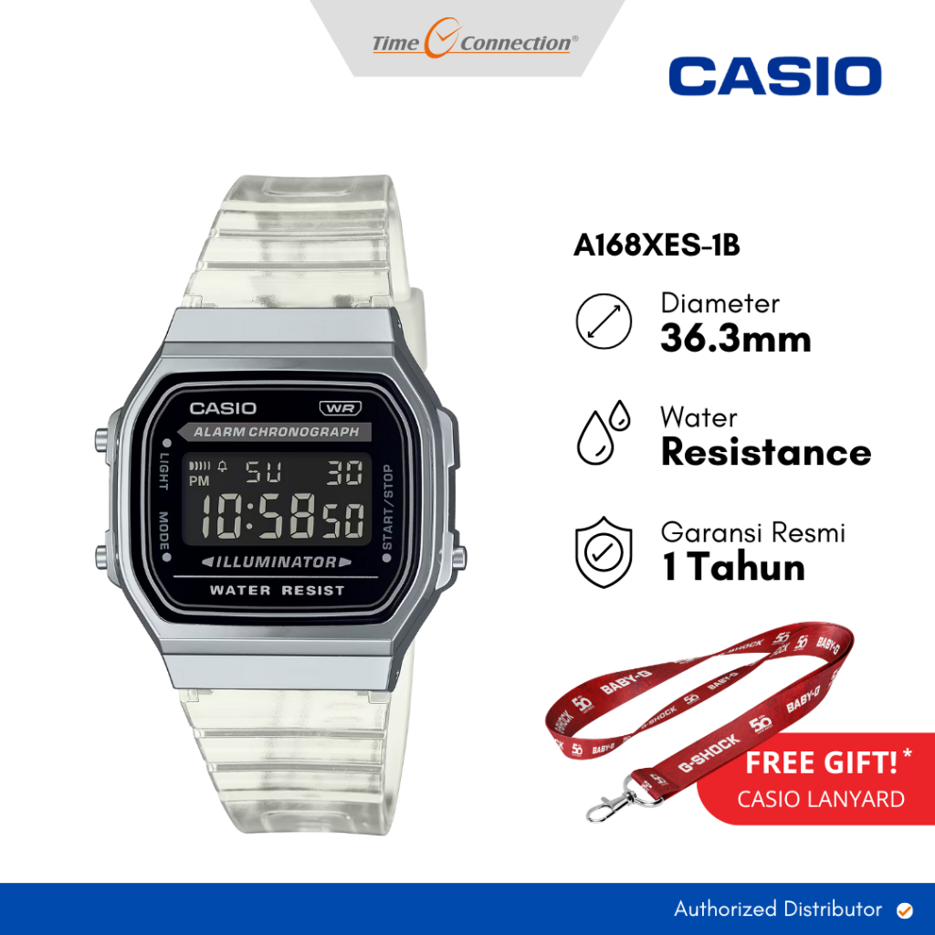 Jual Casio A168XES-1B Original / Jam Tangan Unisex Pria Wanita Digital | Shopee Indonesia