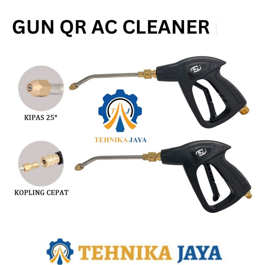 Jual HL Gun Jet Cleaner QRJ AC Cleaner 150 Bar Gun Sprayer | Shopee ...