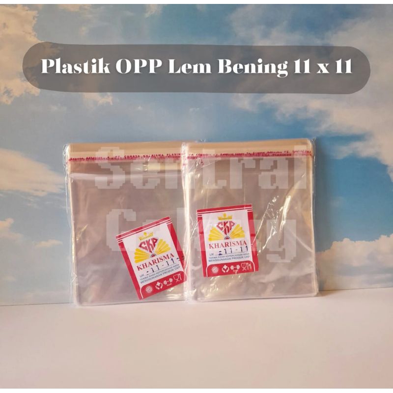 Jual Plastik OPP lem 11x11cm 100pcs (5pak) | Shopee Indonesia