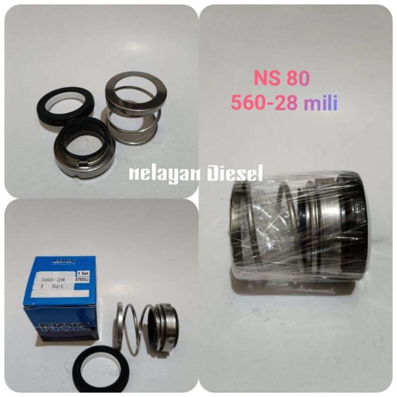 Jual seal pompa NS 80 (560-28mili) mechanical seal NS 80 | Shopee Indonesia