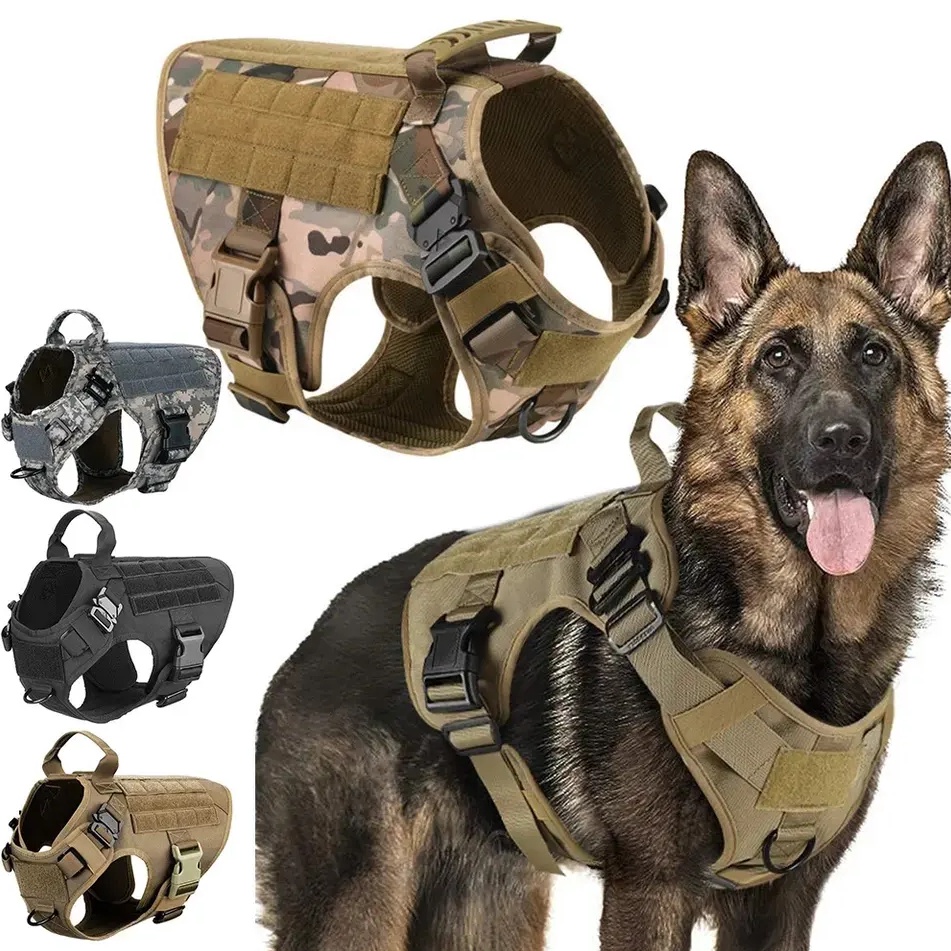 Jual KODE Q39F K9 Military Tactical Vest Dog Harness Rompi Militer ...