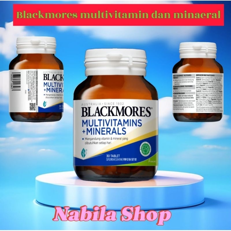 Jual BLACKMORES MULTIVITAMIN & MINERAL 30 TABLET | Shopee Indonesia