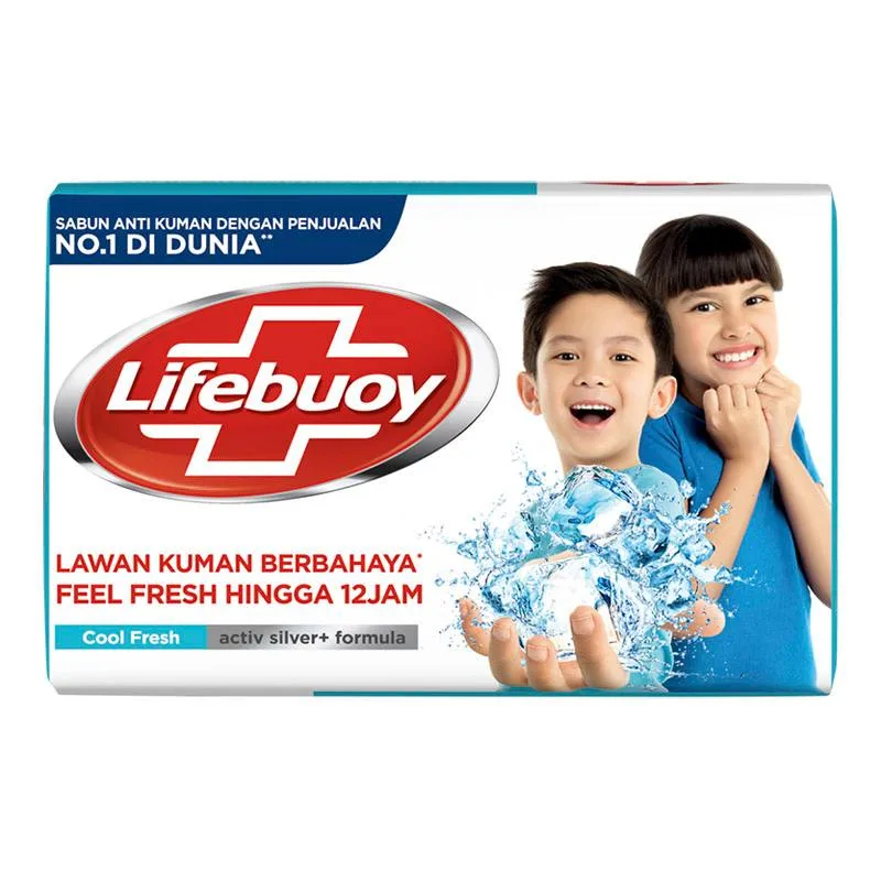 Jual lifebuoy cool fresh sabun batang 70gr isi 4 (kemasan penyok ...