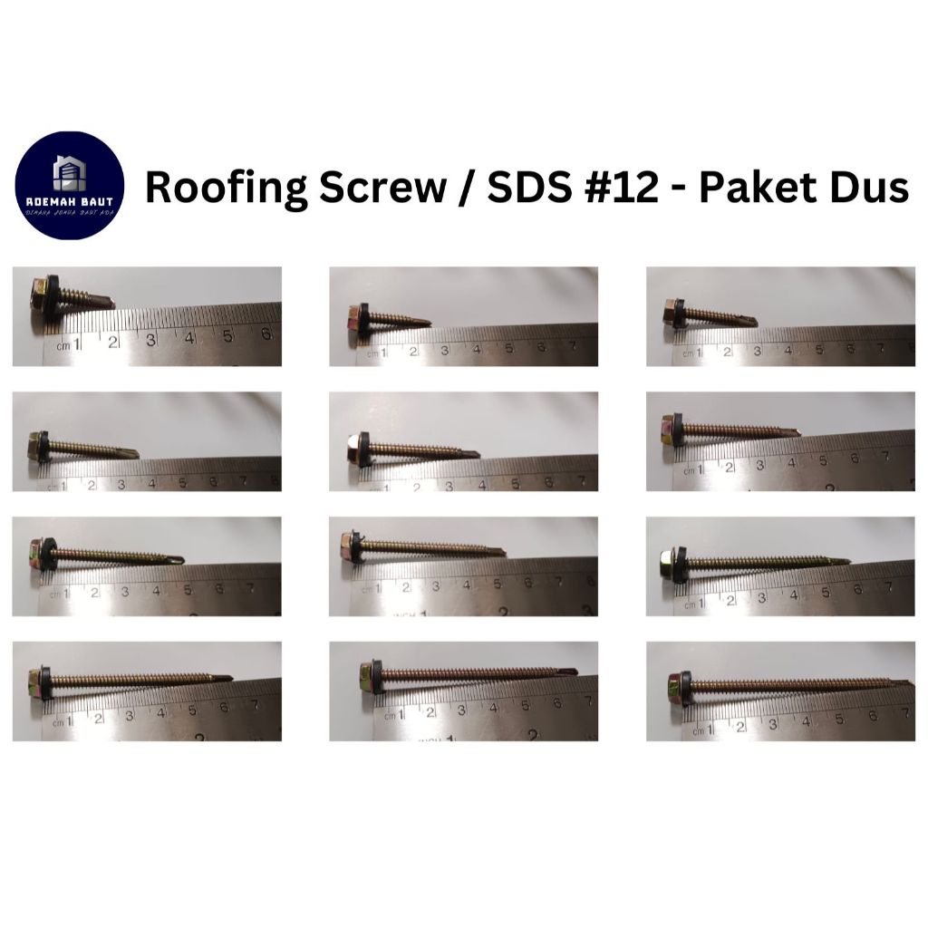 Jual Sekrup Roofing || Drilling || Sekrup Canal C - Harga Dus | Shopee ...