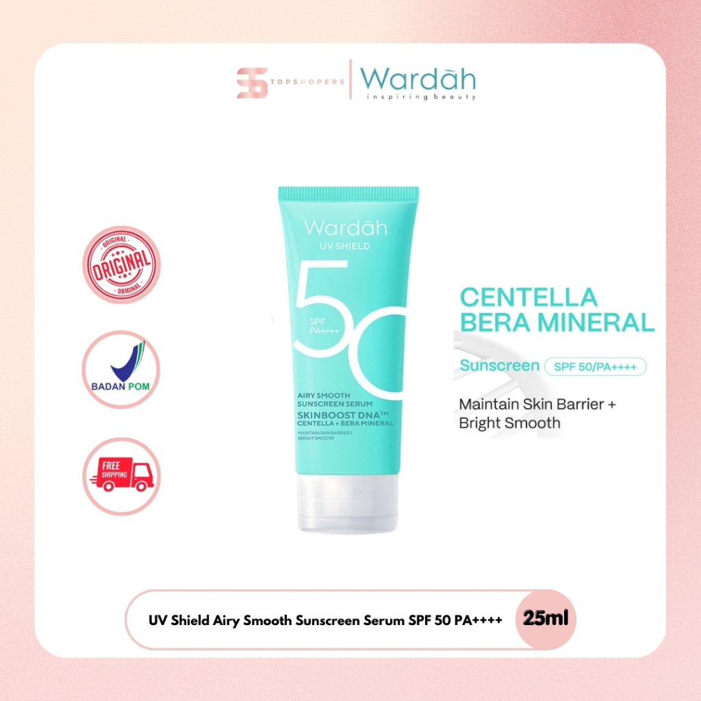 Jual Wardah UV Shield Airy Smooth SkinBoost DNA Sunscreen Serum Spf50 ...