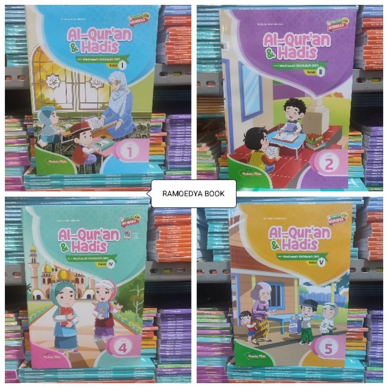 Jual Original Buku Al-Qur'an Hadis MI kelas 1,2,4,5 Kurikulum Merdeka Pustaka Mulia | Shopee ...