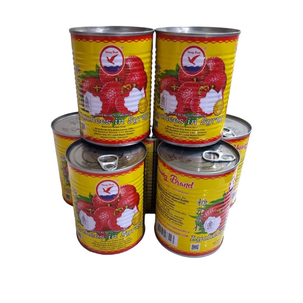 Jual Buah Lychee Lechi Leci Longan Cokctail Orange Kaleng Herring IKPS ...