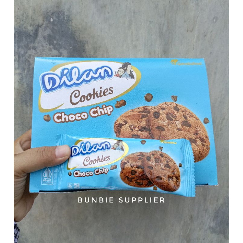 Jual DILAN Cookies Choco Chip Isi 23pcs (BOX) | Shopee Indonesia