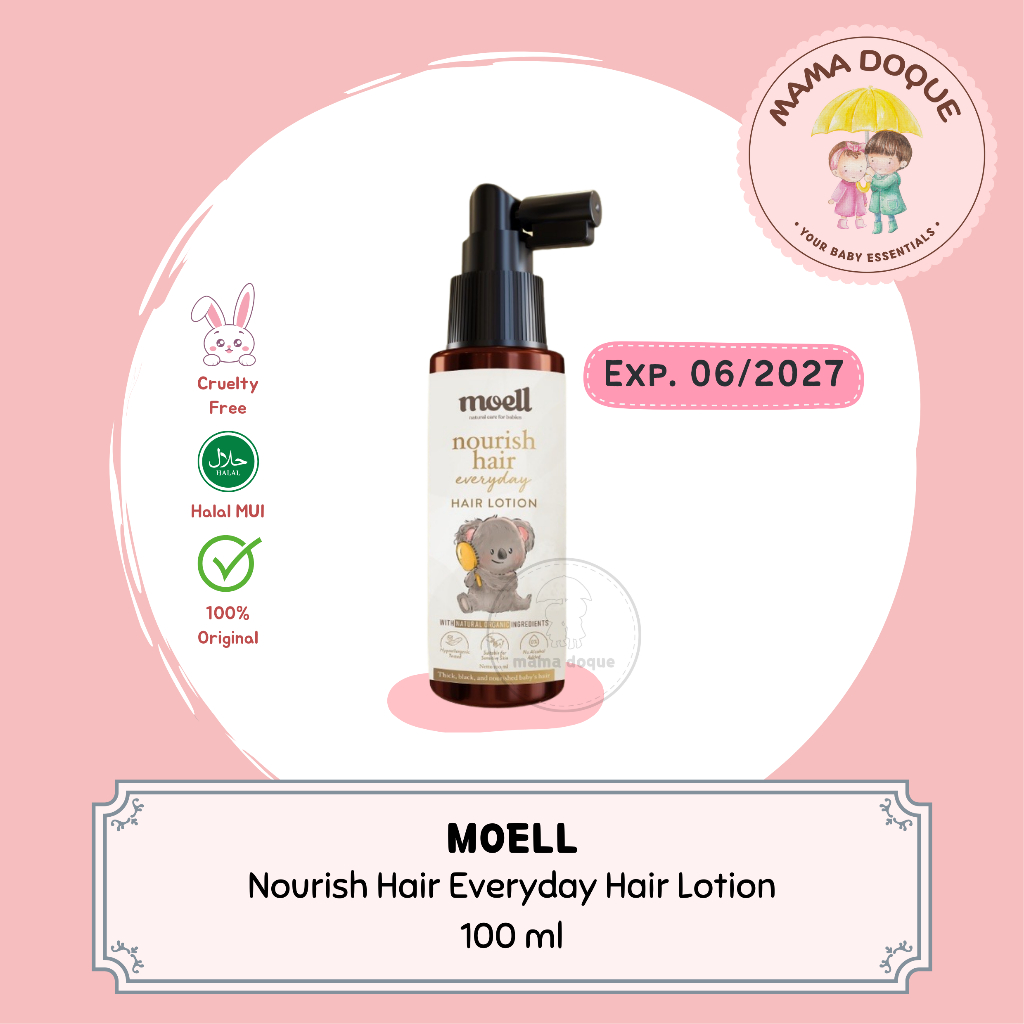 Jual Moell Nourish Hair Everyday Hair Lotion 100ml (Exp 06/2027 ...