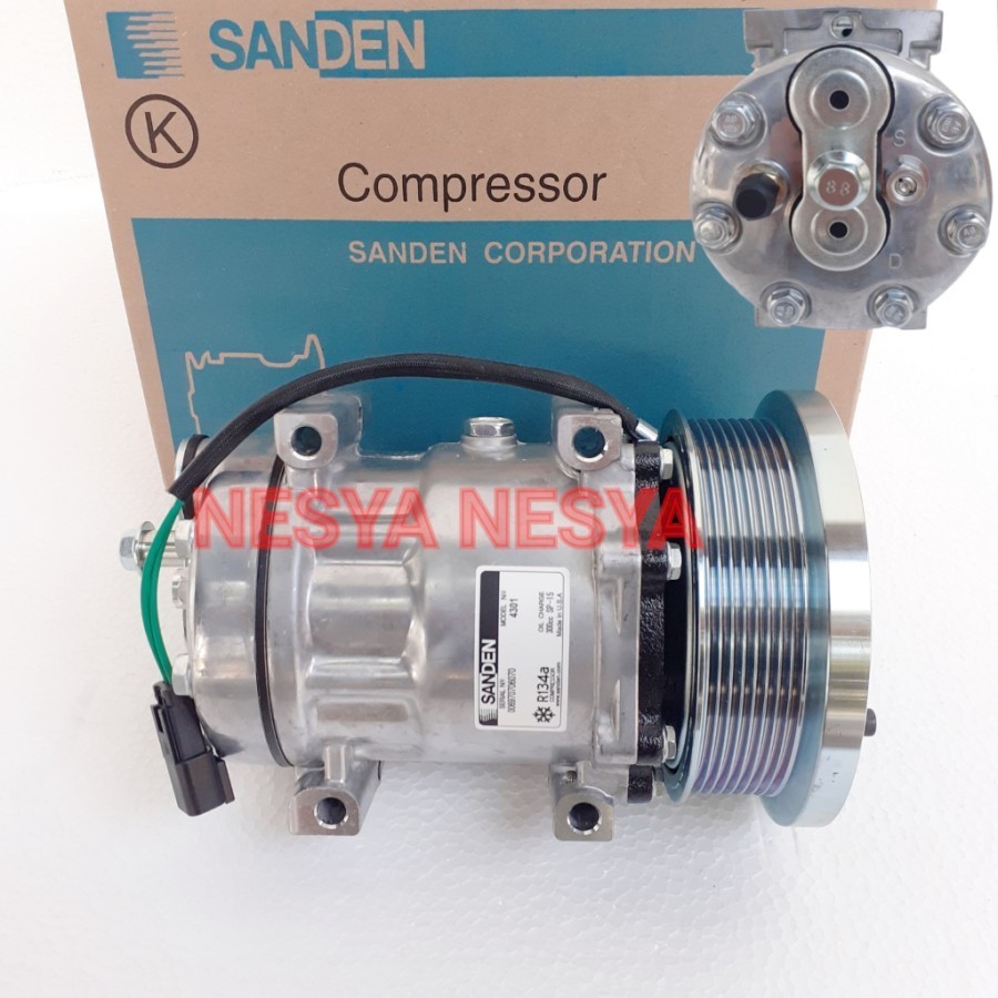 Jual Compressor Compresor Kompressor Kompresor AC SANDEN SD7H15 untuk Alat Berat Off Highway Off ...