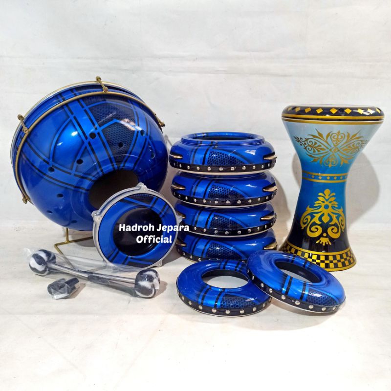Jual 1 Set Hadroh Rebana Jepara Motif Polos | Shopee Indonesia