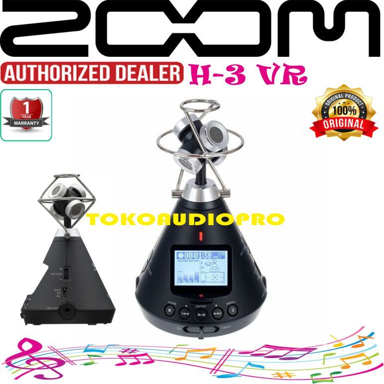 Jual Zoom H3-VR 360° VR Audio Recorder Zoom H3VR | Shopee Indonesia