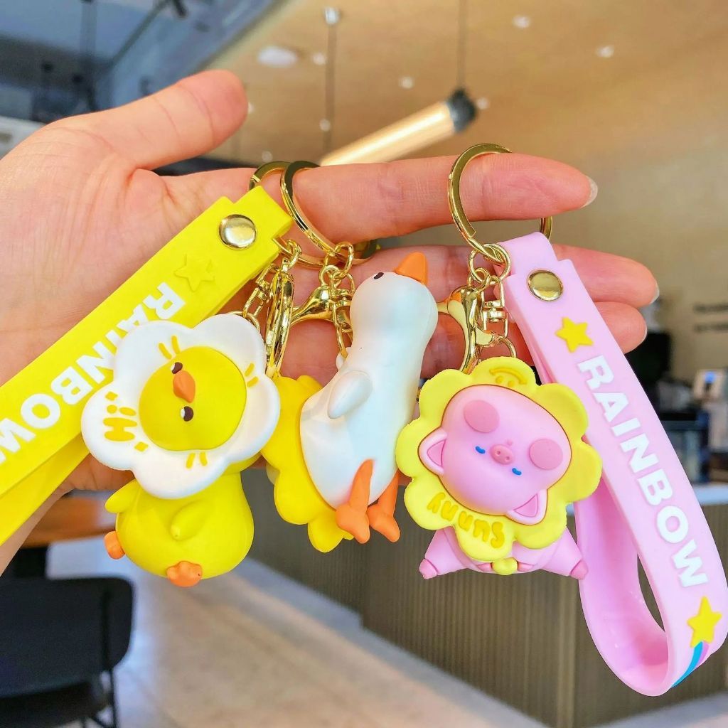 Jual KY15 Duck - Premium Gantungan Kunci Kartun Duck Imut Bebek Lucu ...