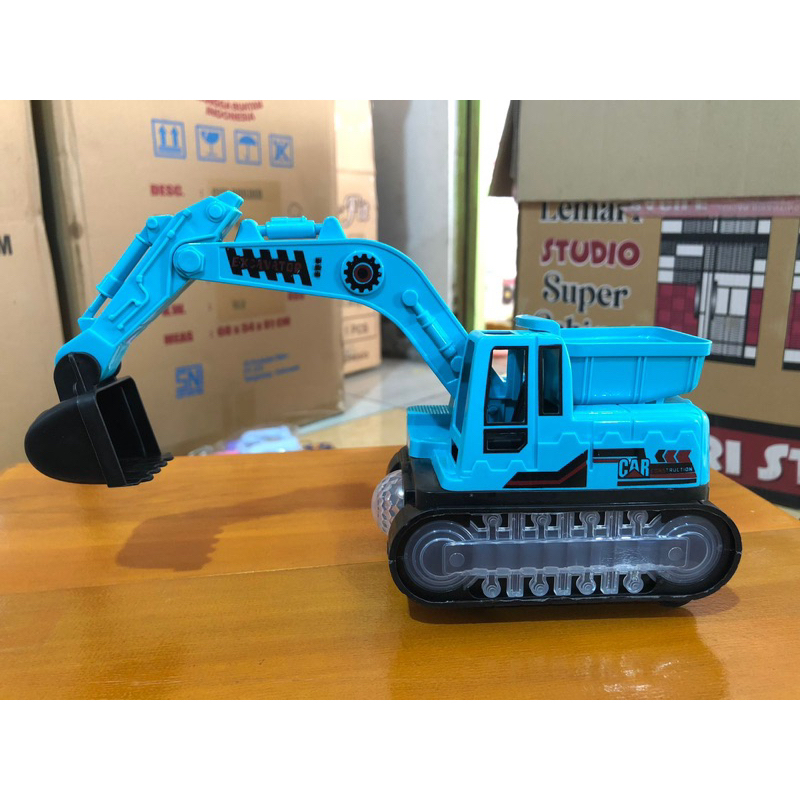 Jual Mainan Anak Excavator Bego Beko Mobil Garuk Kendaraan Mainan Nyala ...