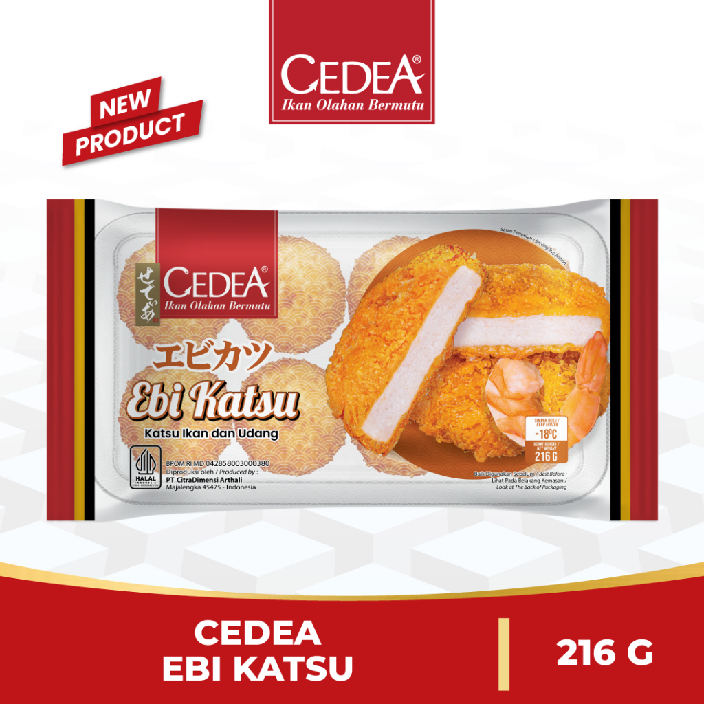 Jual CEDEA EBI KATSU [216g]/ Katsu Ikan dan Udang | Shopee Indonesia